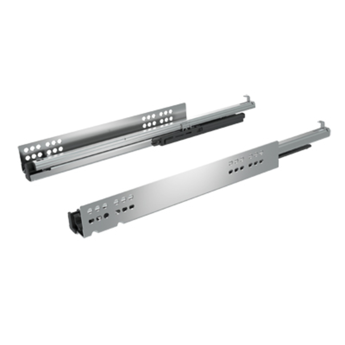 Quadro V6 with Silent System, full extension runner for wooden drawer ...