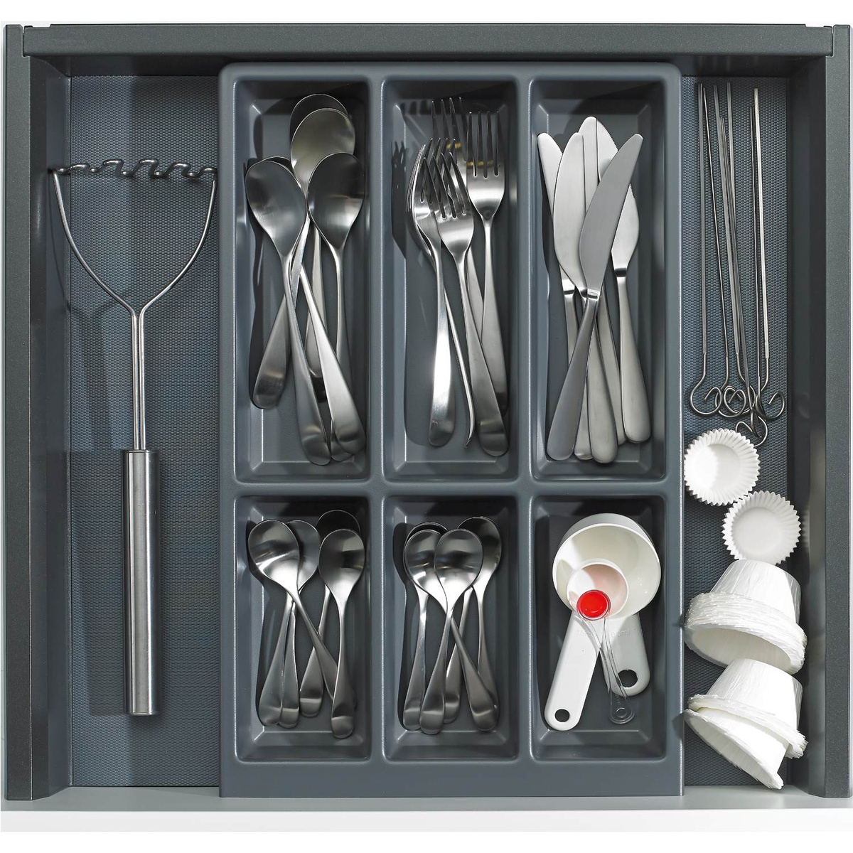 OrgaTray 470 550 mm antracita | 9207238 | IB Hettich Site