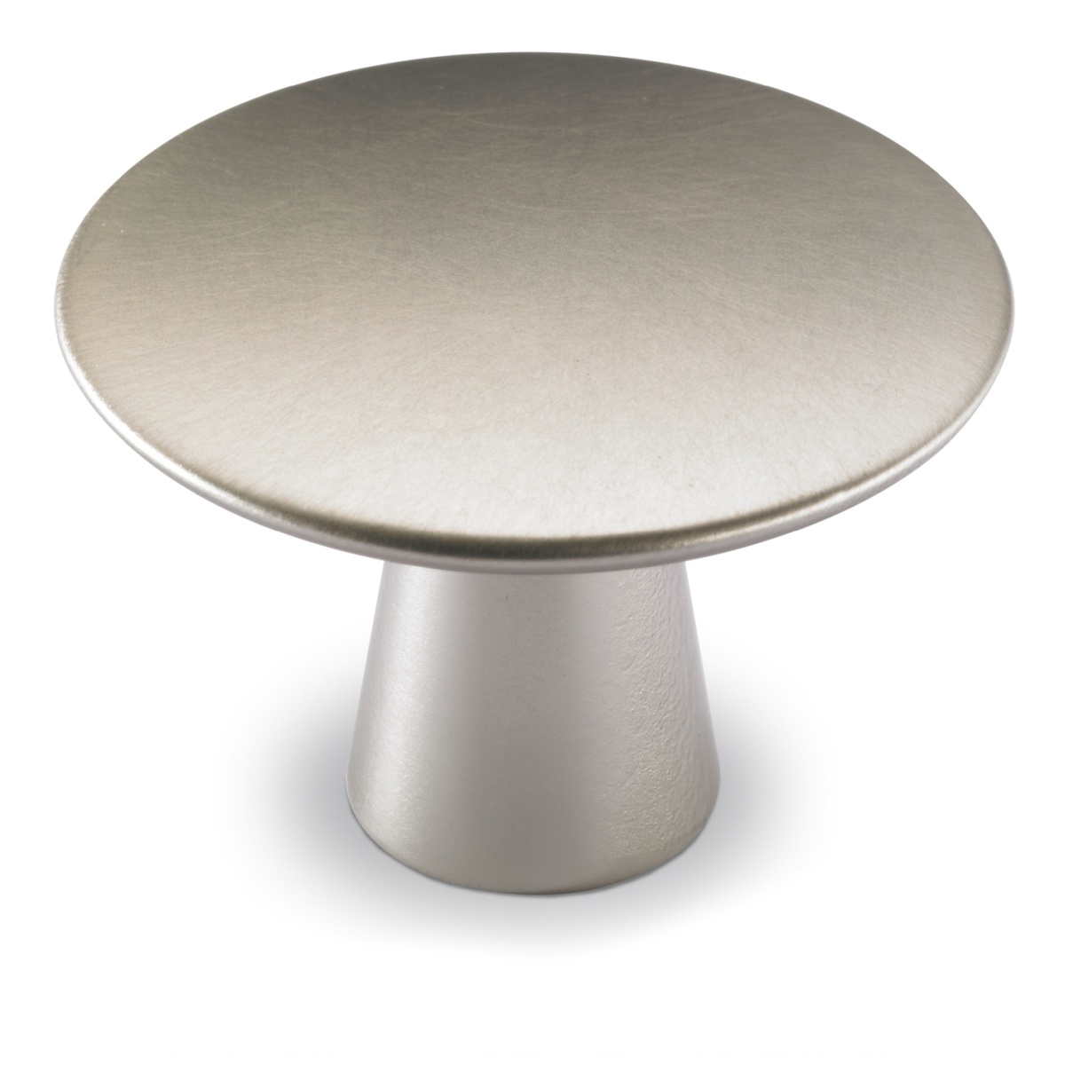 Knob Issa, H 27 mm, ø 40 mm, brushed stainless steel look | 115312 ...