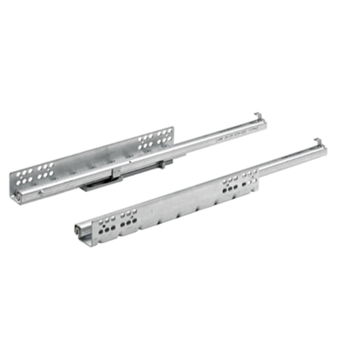 Quadro 25 with Stop Control, partial extension runner for wooden drawer ...