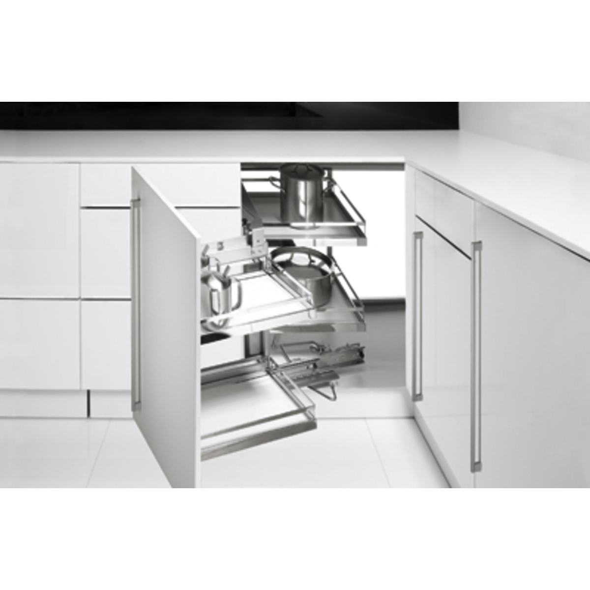 Moving Corner, pulverbeschichtet silber, links | 73504 | Hettich eShop ...