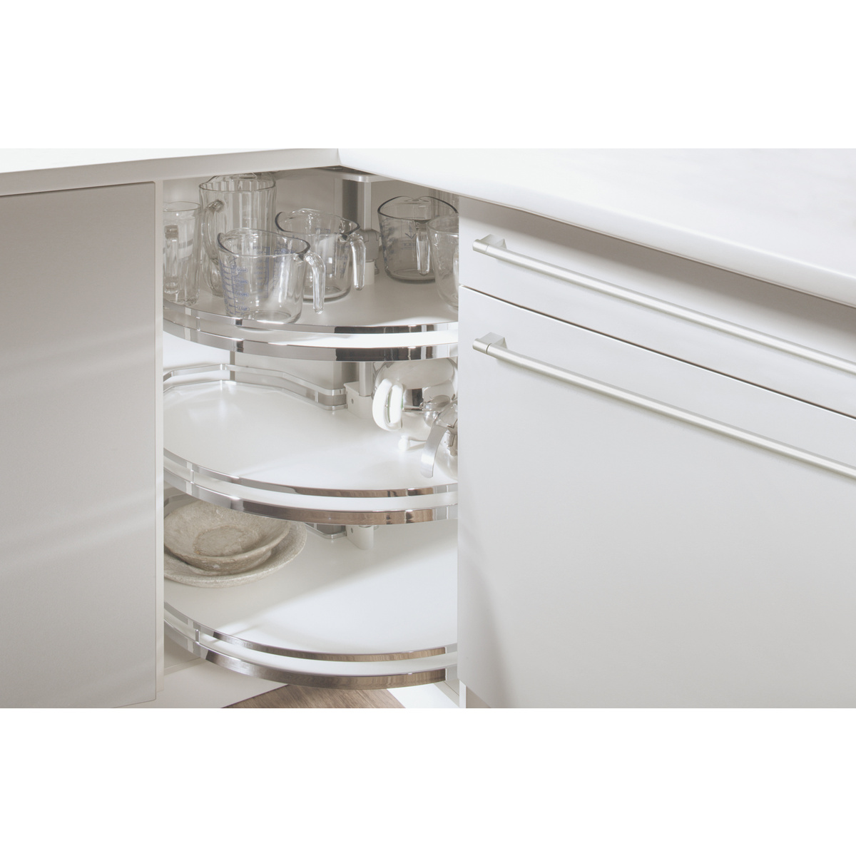 Revo 90° - Folding door corner unit carousel fitting for entrained ...