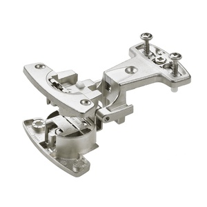 Basic hinge Selekta Pro 2000 twin hinge, 180 °, Overlay 5.5 mm, with expanding sockets, Nickel ...