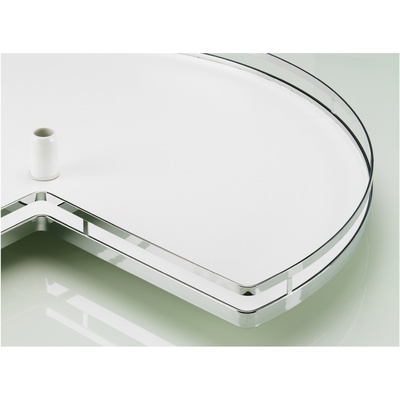Arena STYLE three quarter circle corner unit carousel fitting 820 mm chrome plated 9079955 eShop Hettich Your leading manufacturer of furniture fittings